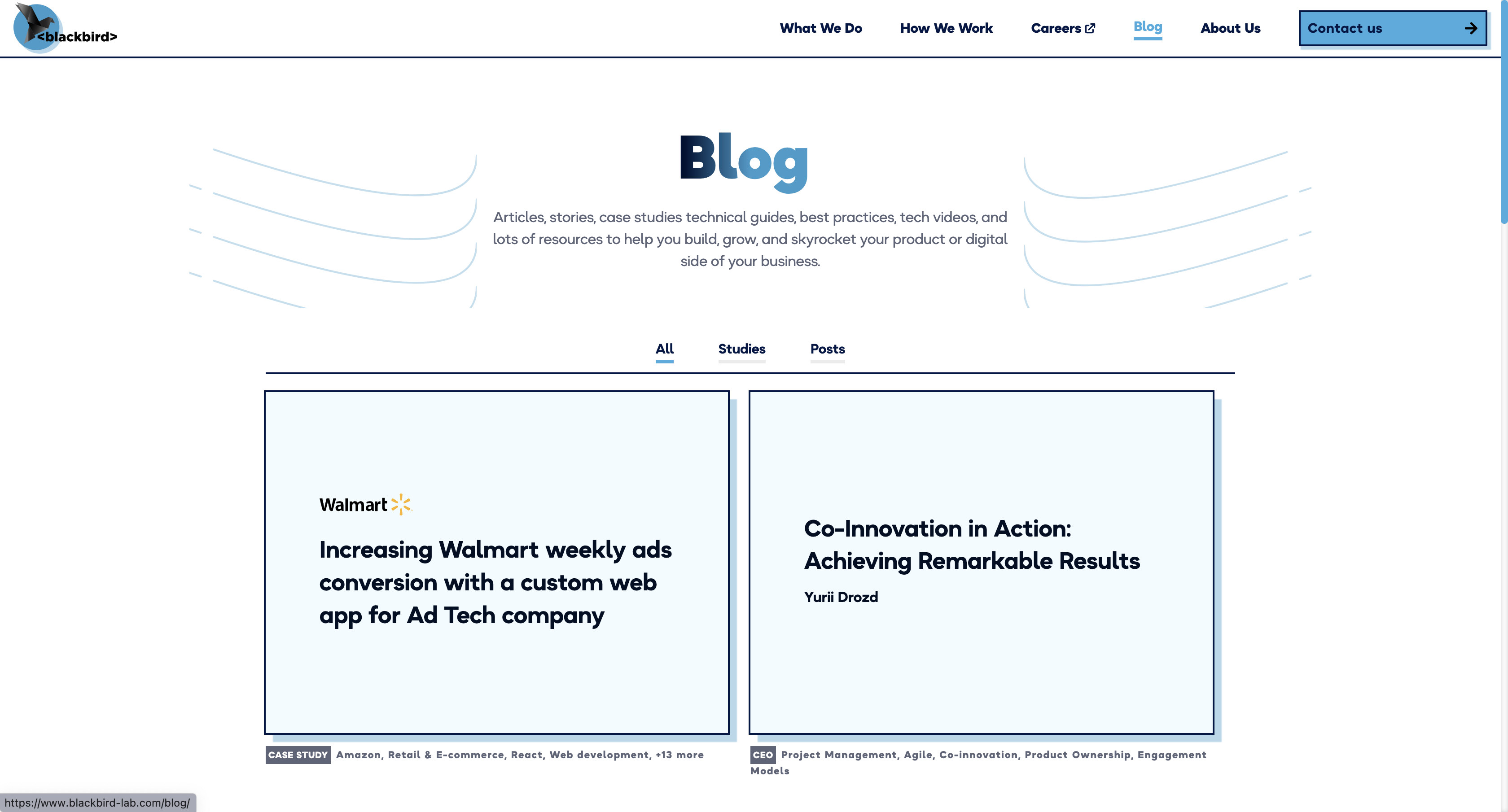 Blackbird Lab - Blog